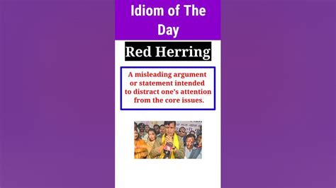 163 Red Herring Idioms And Phrases Word Power Redherring Youtube