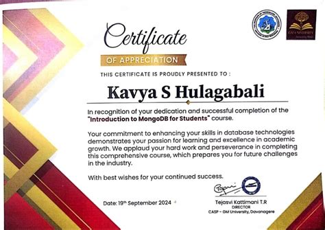 Certification Continuouslearning Mongodb Kavya Shivanand Hulagabali