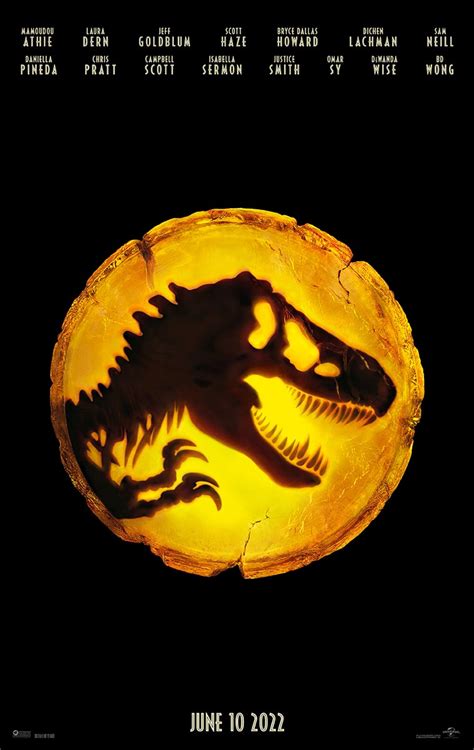 Official Poster For Jurassic World Dominion Rmovies