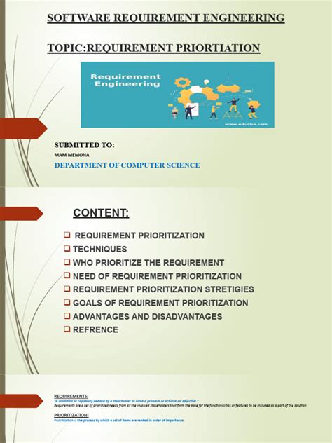 Requirement Prioritization Pdf Computing Business