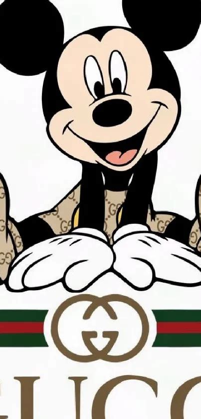 Gucci Mickey Mobile Wallpaper Free Download