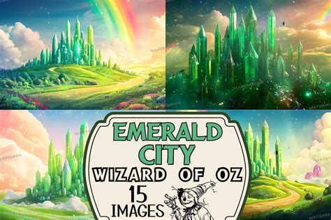 Emerald City Wizard Of Oz Backdrops 15 Fantasy Images Digital