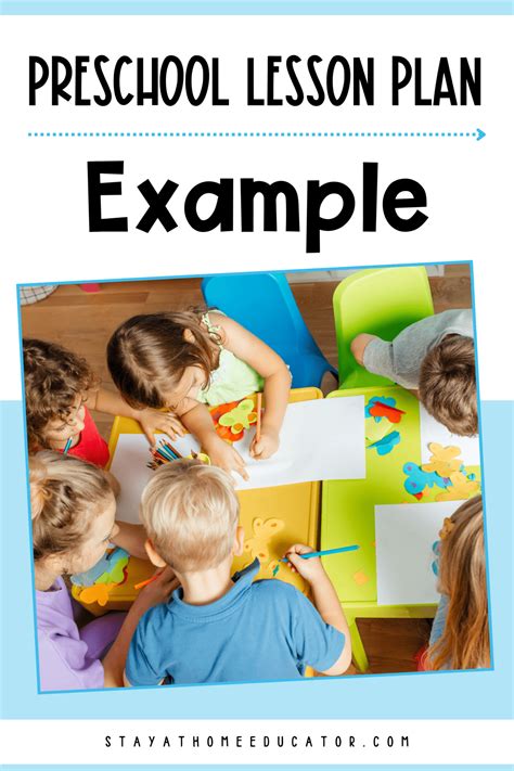 Preschool Lesson Plan Example Streamline Your Planning Efforts Stay