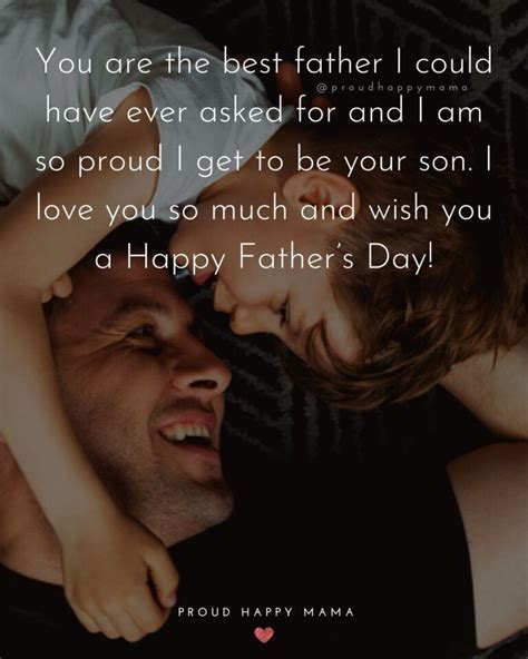 100 Happy Fathers Day Quotes From Son To Say Thank You