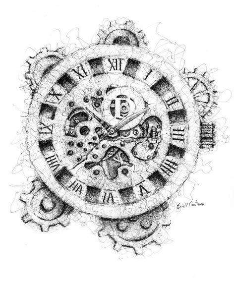 Drawings Of Clock Gears Warehouse Of Ideas