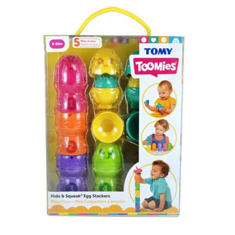 Toomies Hide And Squeak Egg Stacker Clicks
