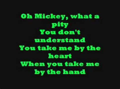 Hey Mickey With Lyrics Youtube
