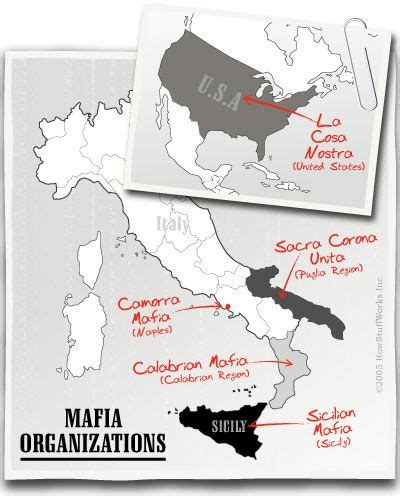 How The Mafia Works Italian Mafia Map 2023 Mafia Regions Usa