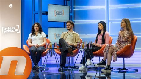 Utisak Nedelje Katarina Jevtić Milica Nikolić Zoe Gavrilović I