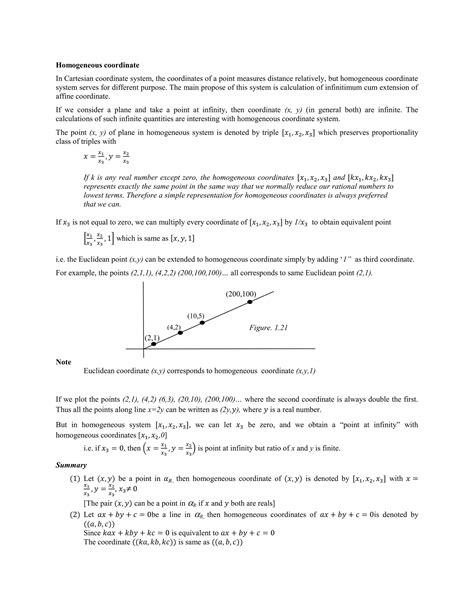 Homogeneous Coordinate Docx