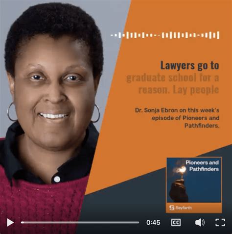 Pioneers And Pathfinders Dr Sonja Ebron Courtroom5