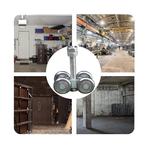 4 Wheel Silent Trolley Assembly Rollers Four Bearing Trolley Assembly