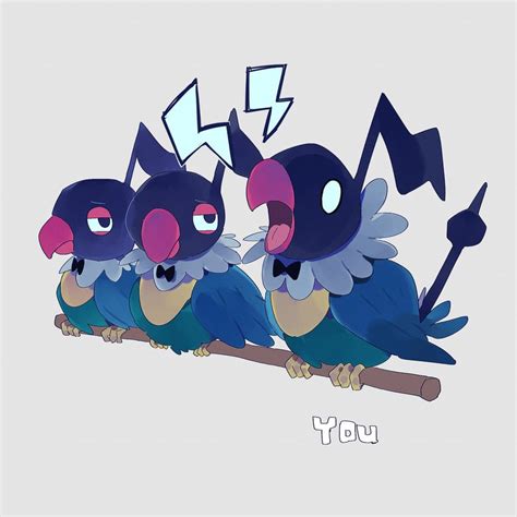 Chatot Pokemon And 2 More Drawn By Huojian Danbooru