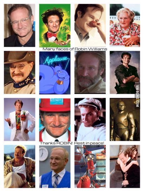Robin Williams Characters Collage