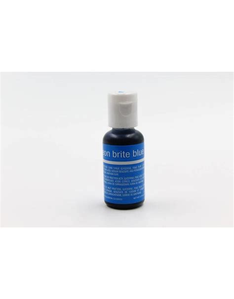 Chefmaster Neon Brite Blue 070 Oz Ecakesupply Ecakesupply
