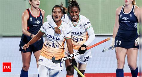 Hockey5s World Cup Mariana Kujur And Deepika Soreng Lead India To Victory Over Usa Hockey