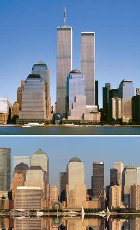 Twin Towers Before And After Pictures Before And After