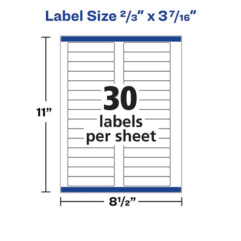 Avery 5366 File Labels Template Best Label Template