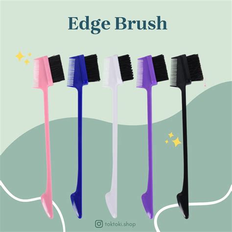 Jual Edge Brush Double Sided Brush Comb Shopee Indonesia
