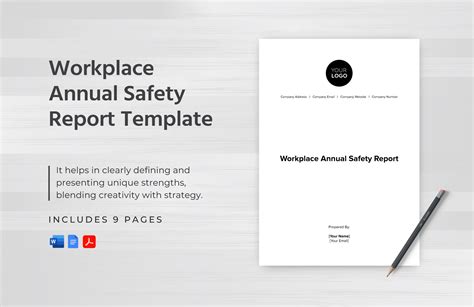 Annual Health And Safety Report Template Midi