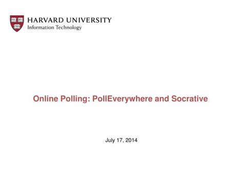 Ppt Online Polling Polleverywhere And Socrative Powerpoint