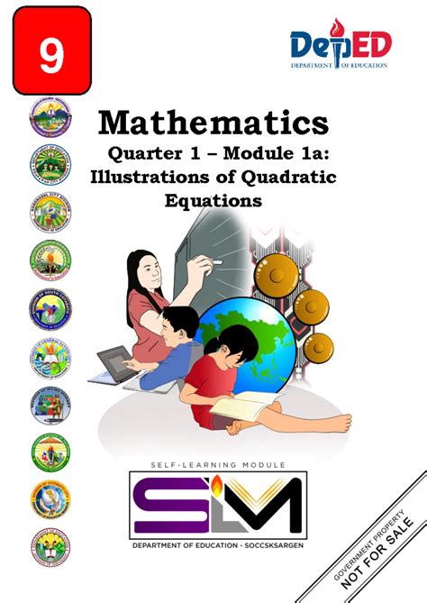 Math9 Quarter 1 Module 10 Final V3 1 Mathematics Quarter 1 Module 10 Solving Word Problems On