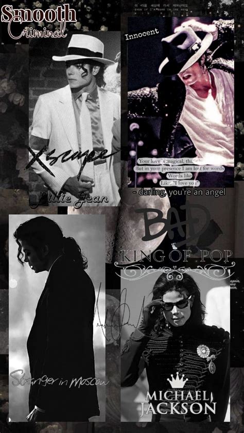 Michael Jackson Black Aesthetic Wallpaper Made By Me Black Or White Wallpaper Michael
