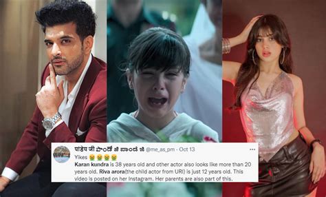 Karan Kundra Bashed For Romancing 12 Year Old Uri Actress Riva Arora