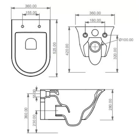 ᐉ Унитаз подвесной Gsg Flut Flwcso купить по цене 14 654 грн в Киеве и
