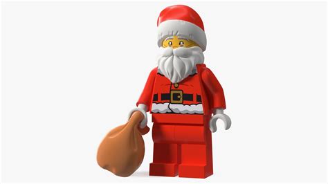 Lego Santa Claus With Glasses 3d Model 33 3ds Blend C4d Fbx Max