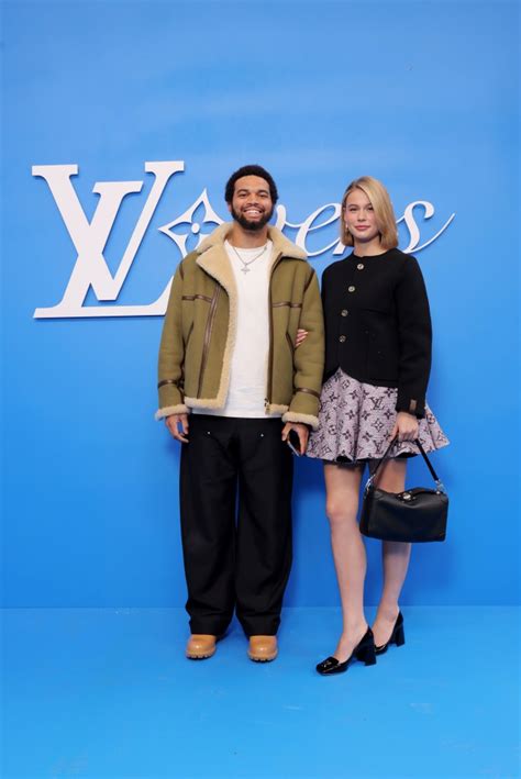 Caleb Williams Hits Louis Vuitton Show In Paris With Girlfriend