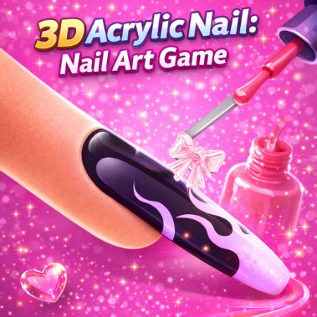 3d Acrylic Nail Nail Art Game Game Play On