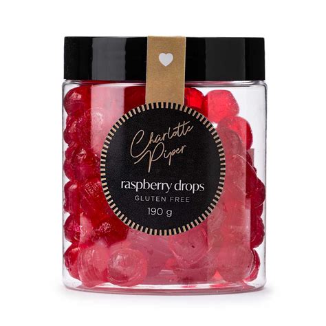 Raspberry Drops Raspberry Hard Candy Charlotte Piper