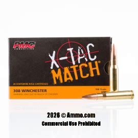 308 Match Ammo For Precision And Long Range Shooting