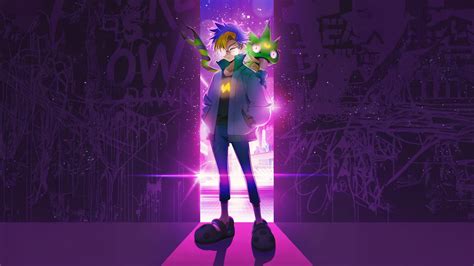 Digimon Beatbreak Wallpaper 4k Tomoro Tenma Animated Series