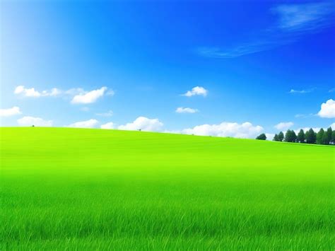 Premium Ai Image Beautiful Grass Field Landscape Background Wallpaper