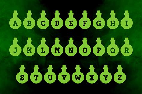 Green Potion Free Font 2 Images Behance