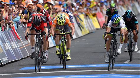 Lontarien Michael Woods Se Bat Pour La Victoire Au Tour Down Under