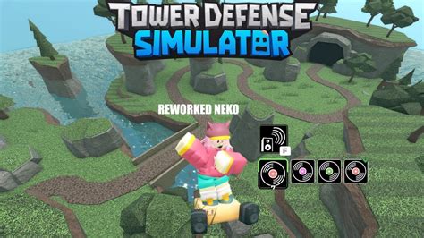 Reworked Neko Dj Gameplay Tower Defense Simulator Youtube