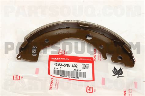 Skp Clx Shoe Co 43153snaa02 Honda Parts Partsouq
