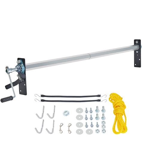 Vevor Hand Crank Tarp Roller Kit 64 To 104 Wide Aluminum Alloy