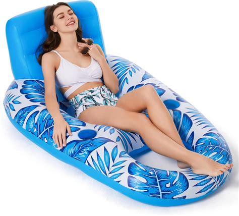 Jasonwell Inflatable Pool Float Adult Pool Floaties Lounger Floats