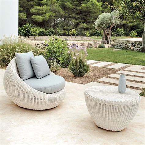 Point Bubble Chair Modern Outdoor Wicker Patio Lounge Chairs