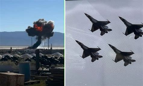 Us Air Force Fighter Jet Crashes As Video Goes Viral The Destination