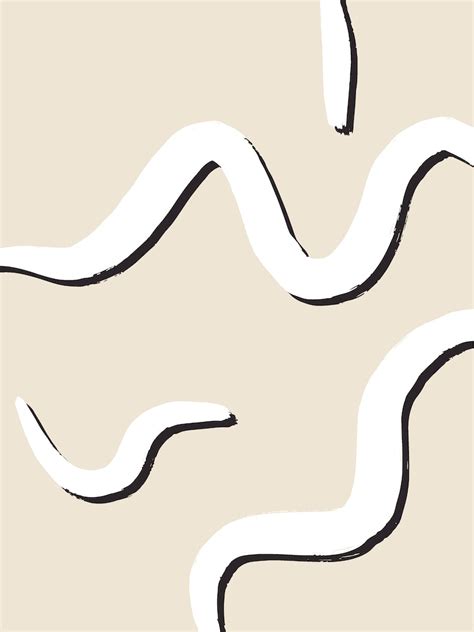 Neutral Waves Art Print By Thethursdaystudio Fy