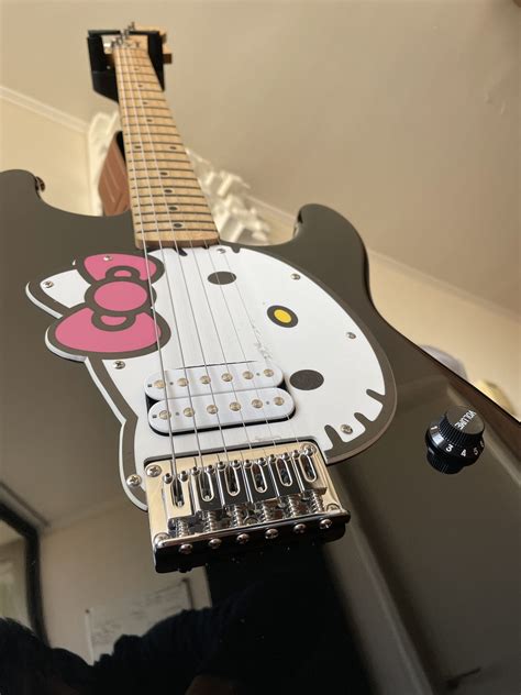 Fender Squier Stratocaster Hello Kitty Reverbchile Marketplace