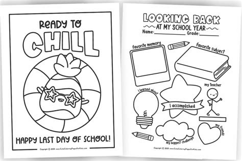 Last Day Of School Coloring Pages Free Printable Pdfs Cute Coloring
