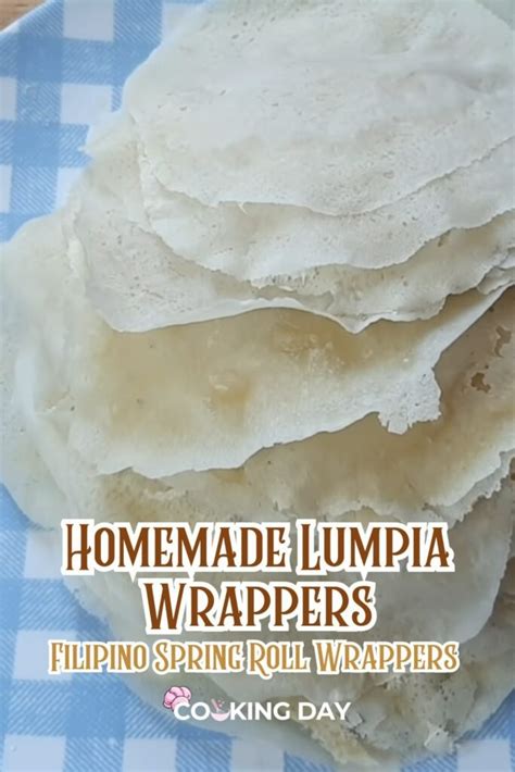 Easy Homemade Lumpia Wrappers Recipe Cooking Day