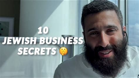 10 Jewish Business Secrets You Must Know Youtube