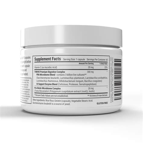 Thrive Biotic Pre And Probiotic Supplement Thrive By Le Vel